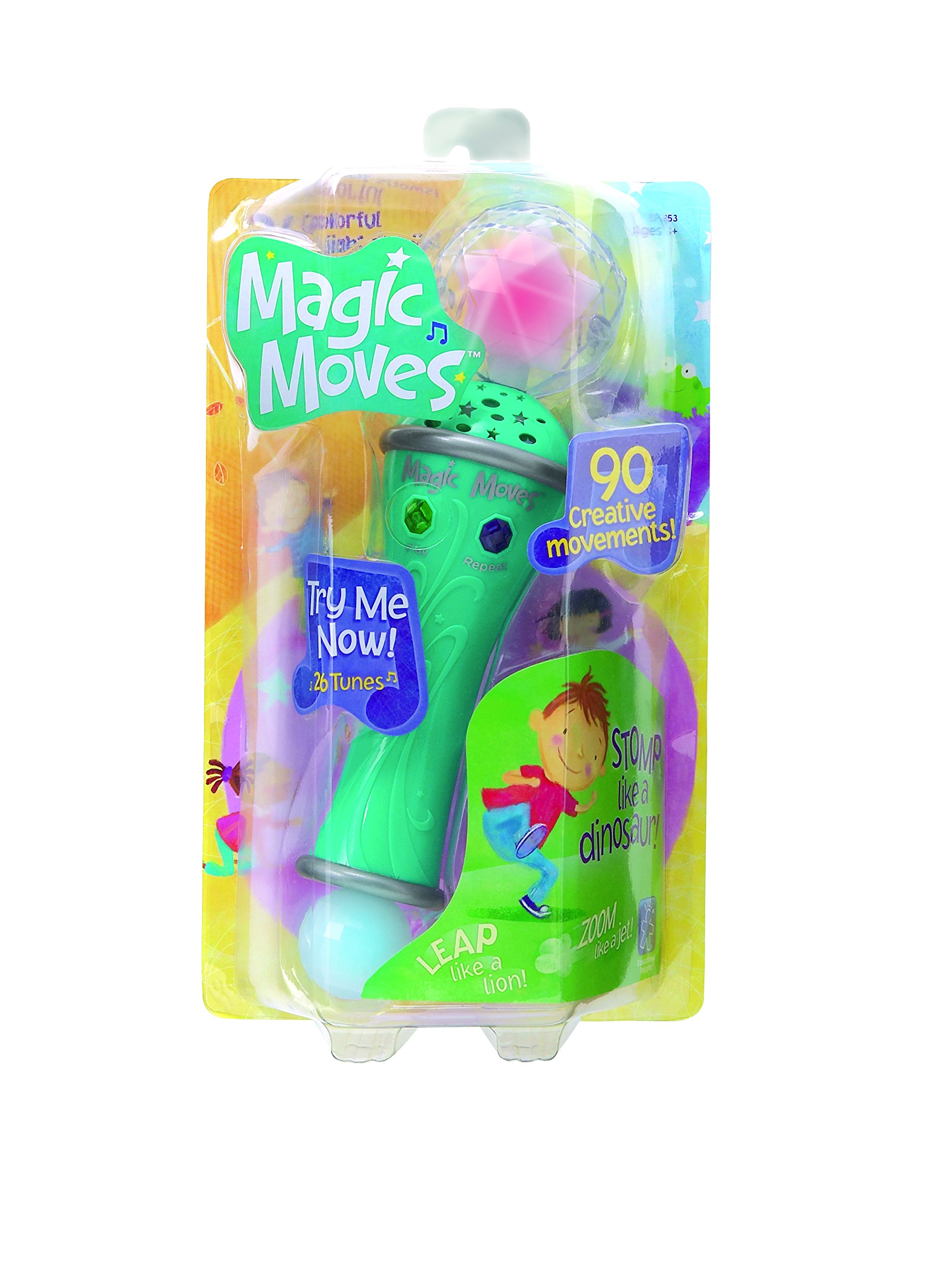 Educational Insights Magic Moves Electronic Wand, Over 90 Fun Moves Set to Music, Perfect for Preschool Group Activity