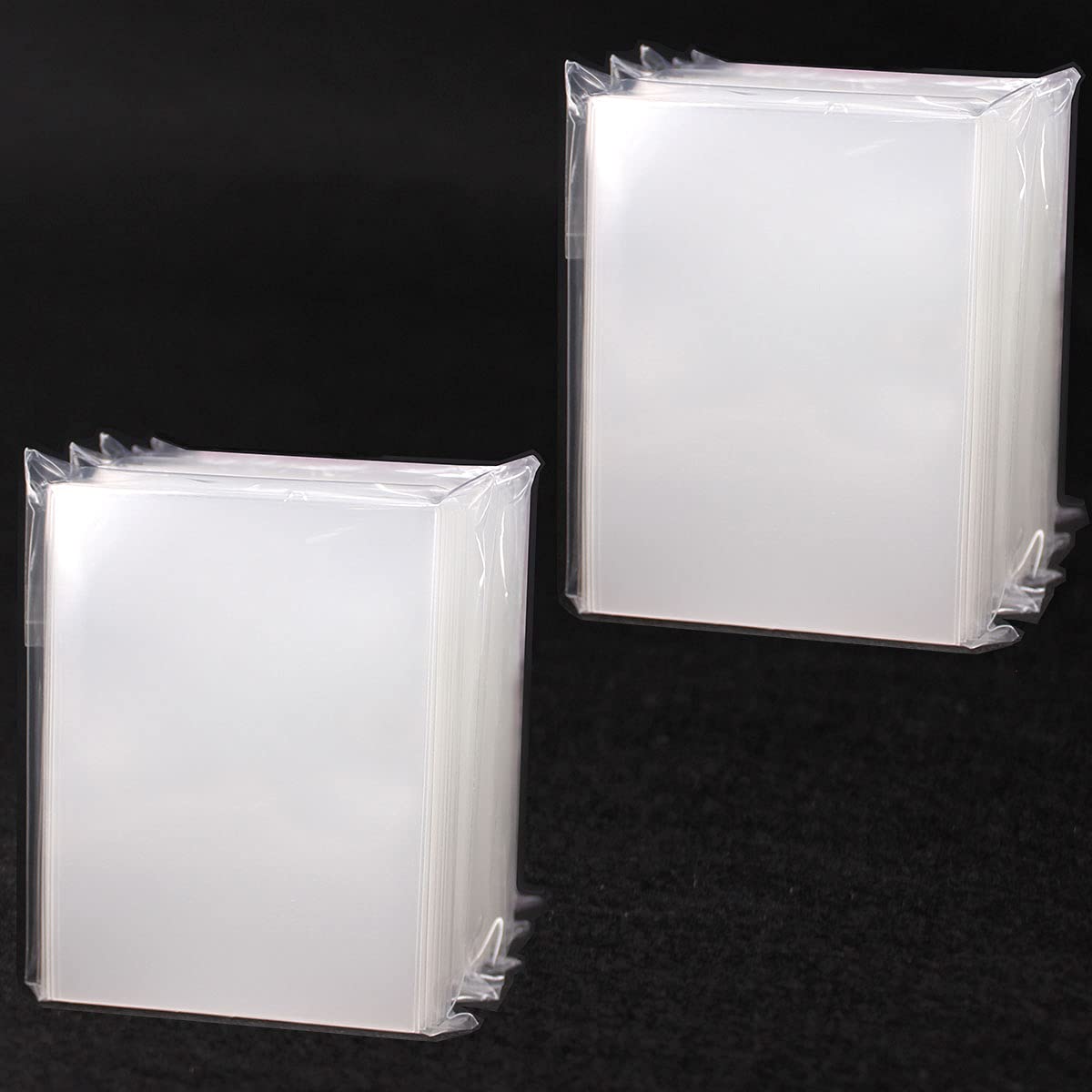 DECKEEP 500 Count Premium Thick Card Sleeves, 66 x 91 mm Clear Standard Card Protectors for Collectibles Trading Cards and Sports Cards