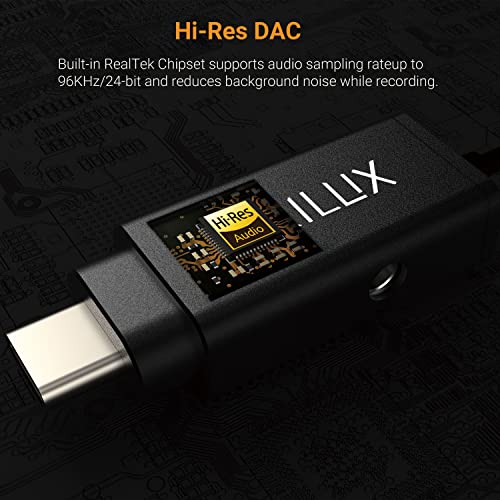 Cubilux MLC-3 USB C Dual Lavalier Microphones with 3.5mm Jack, Type C Double Lapel MIC Compatible with iPad 10, iPad Pro iPad Air 5/4, Google Pixel 8/7/6 Pro 7a/6a Pixel Fold Pixel Tablet, 10 FT