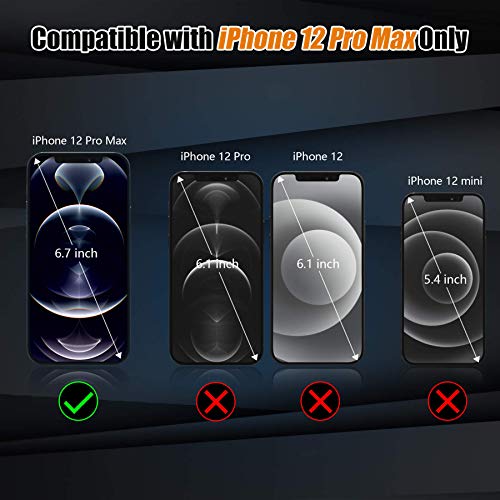 ZEROLEMON Battery Case for iPhone 12 Pro Max, 10000mAh Wireless Charging & Lightning Headphone Supported, RuggedJuicer Extended Battery Charger Case for iPhone 12 Pro Max 6.7" 2020 - Black