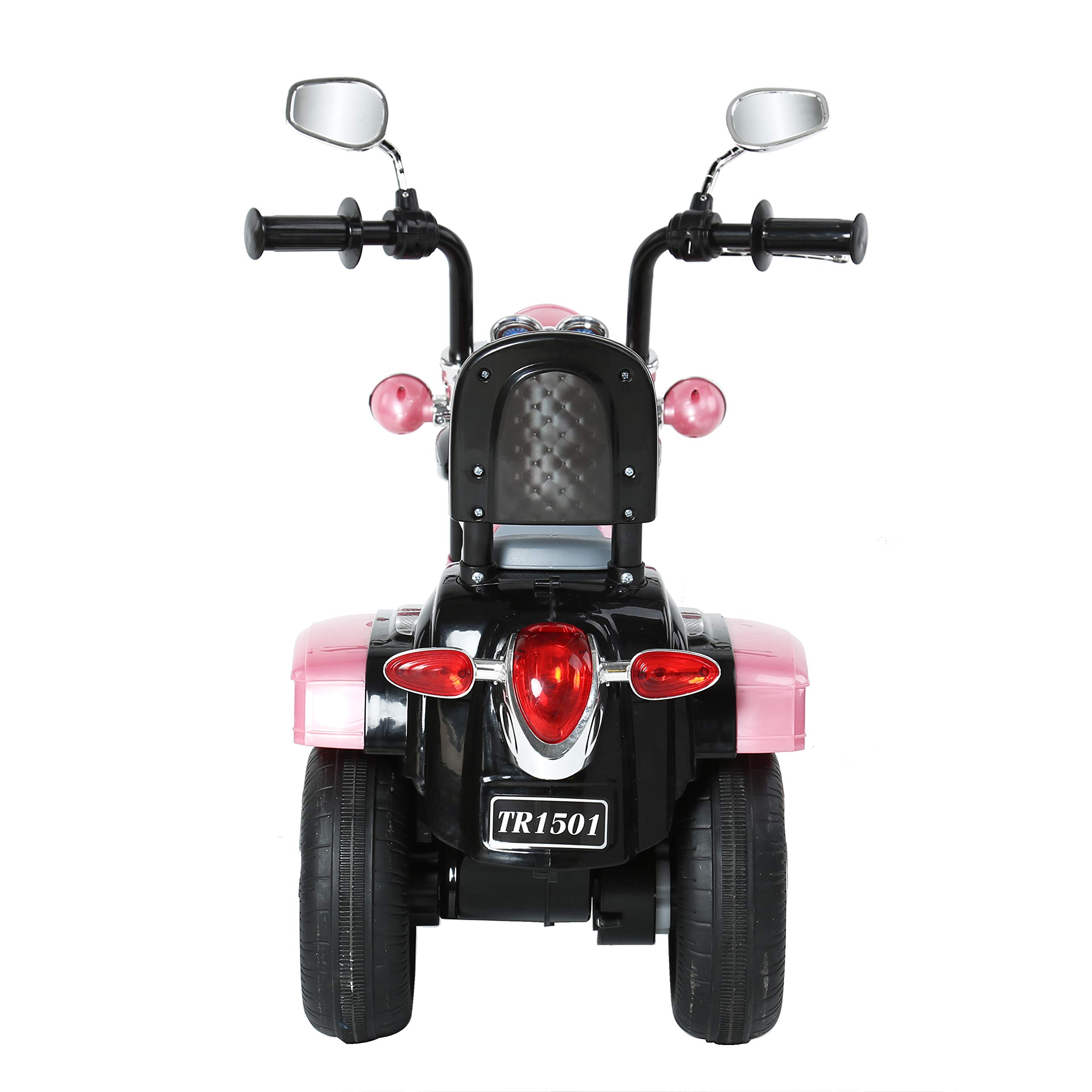 Freddo Toys 6V Battery Powered Chopper Style Electric Ride on Trike for Boys, Girls and Toddlers (Pink)
