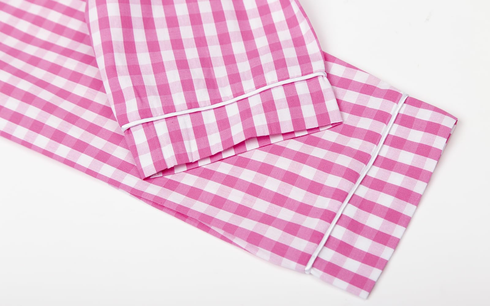Mud Kingdom Baby Pajamas for Girls Boys Kids Clothes Sets Button Down Lattice 100% Cotton Sleepwear Pink 2T