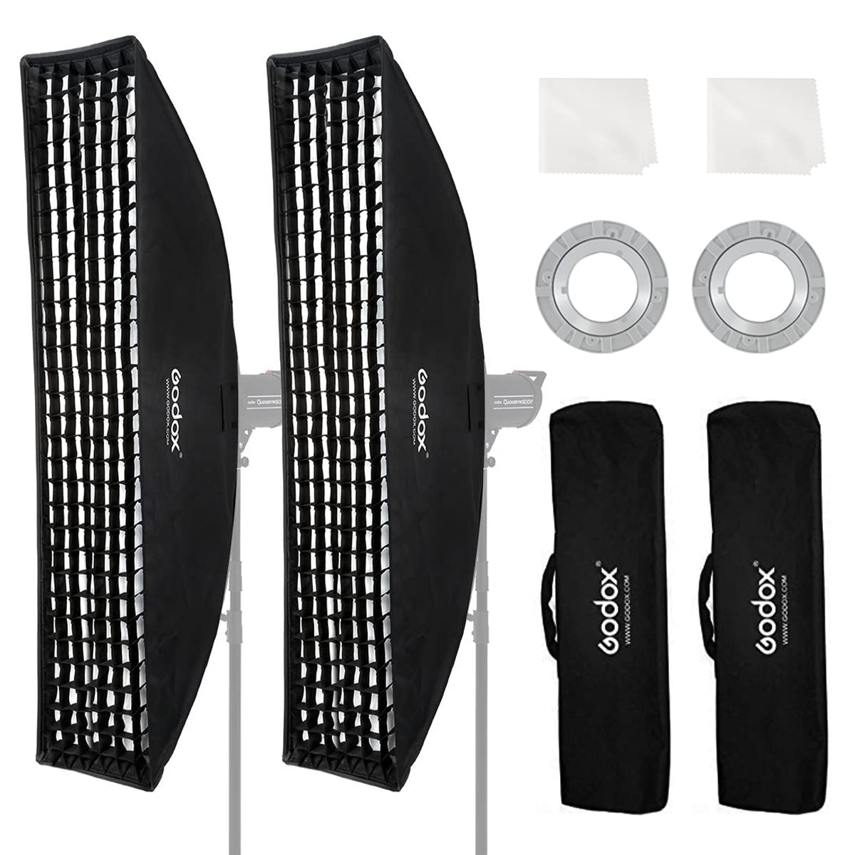 Godox SB-UE 37.5 inches/95cm Octagon Umbrella Softbox Reflector with Honeycomb Grid and Carrying Bag, Portable Umbrella Bowens Mount Soft Box for Camera Flash Studio Strobe Flash Product Photography