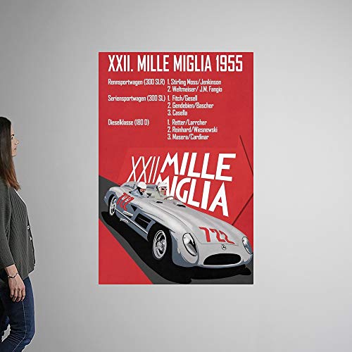 CANVAS ON DEMAND Mille Miglia XXII Wall Decal, Artwork