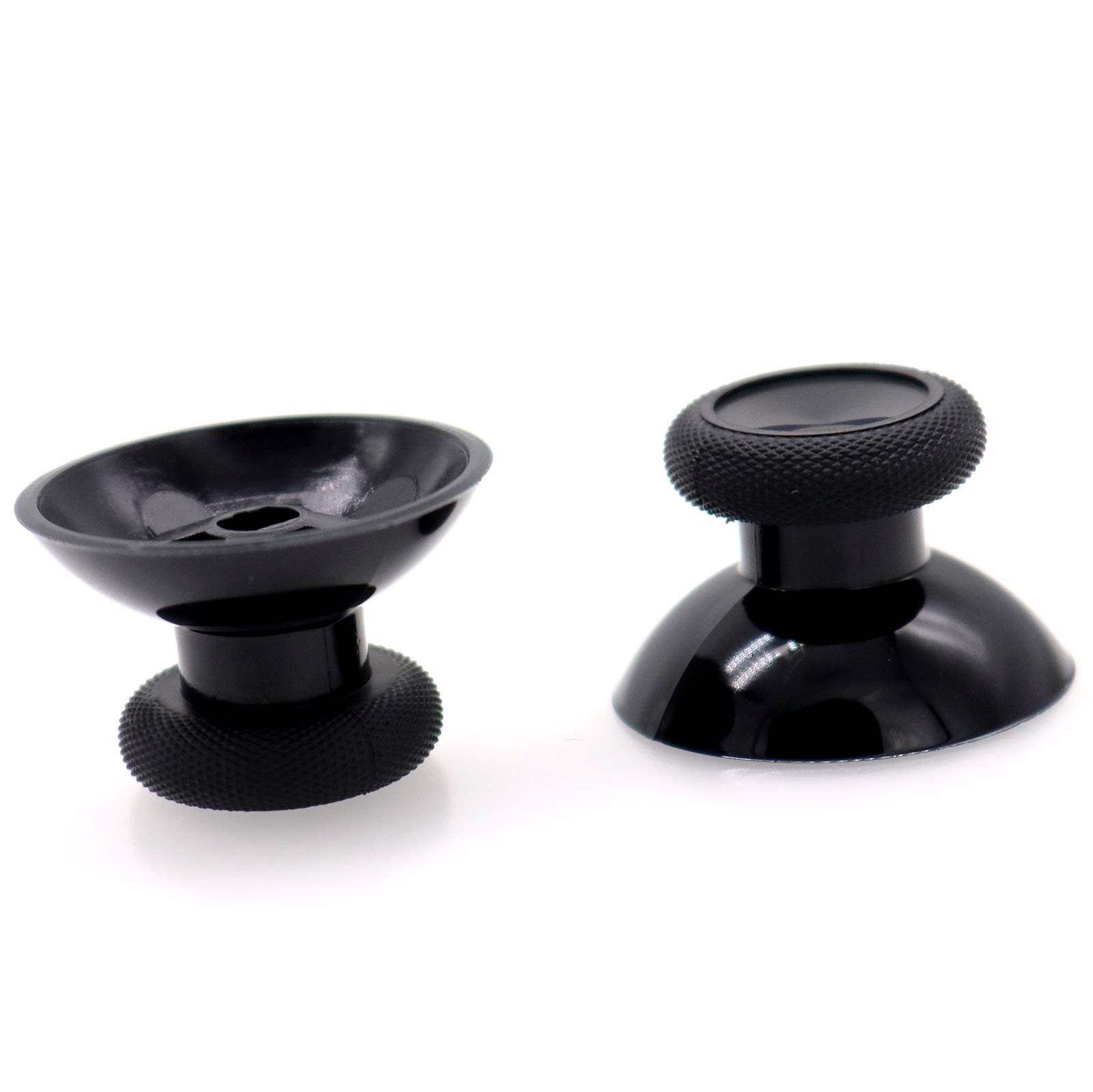 Deal4GO 2 Pack Replacement OEM Concave Analog Thumbsticks Set for Xbox one Controller Rubber Joystick Grips (Grey)