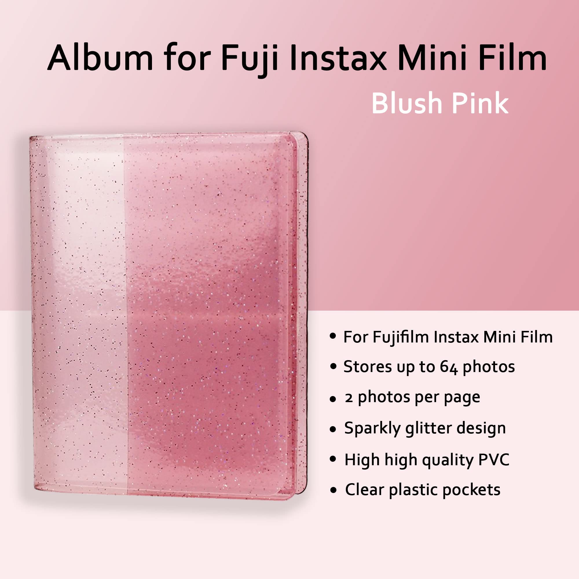 Fujifilm Instax Mini 11 Instant Camera - Sky Blue (16654762) 2X Fujifilm Instax Mini Twin Pack Instant Film (40 Sheets) + Protective Case + Photo Album - Instax Mini 11 Accessory Gift Bundle