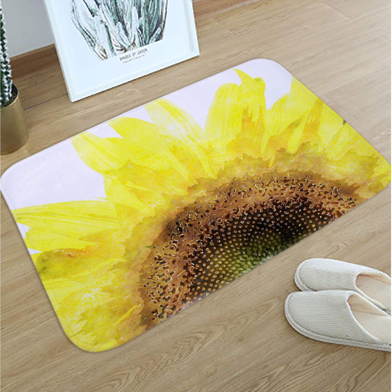 Custom Personalized Area Rug, Customized Photo Text Non-Slip Washable Floor Rug Carpet Indoor Outdoor for Bedroom Room Garden Office, Bathroom Home Decorative (31.5"x47")