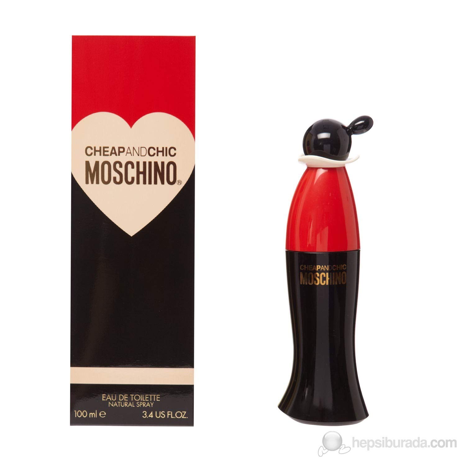 MOSCHINO Cheap & Chic By For Women. Eau De Toilette Spray 3.4 Oz.