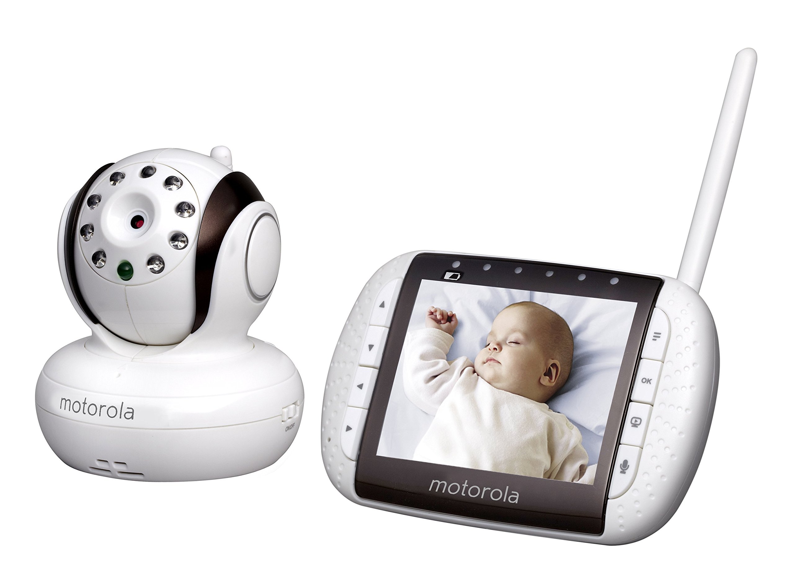 Motorola MBP36 Remote Wireless Video Baby Monitor withColor LCD Screen