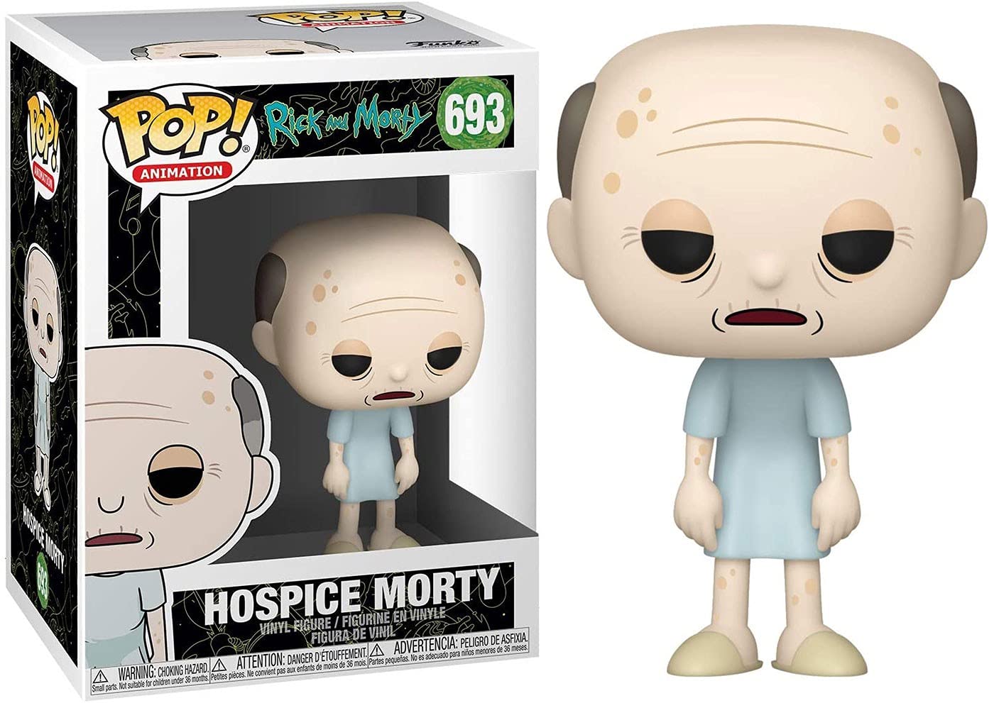 Funko Pop! Animation: Rick and Morty - Hospice Morty, Multicolour