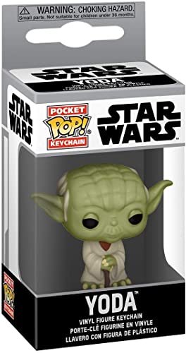 Funko POP Keychain: Star Wars - Yoda, Multicolor, One Size