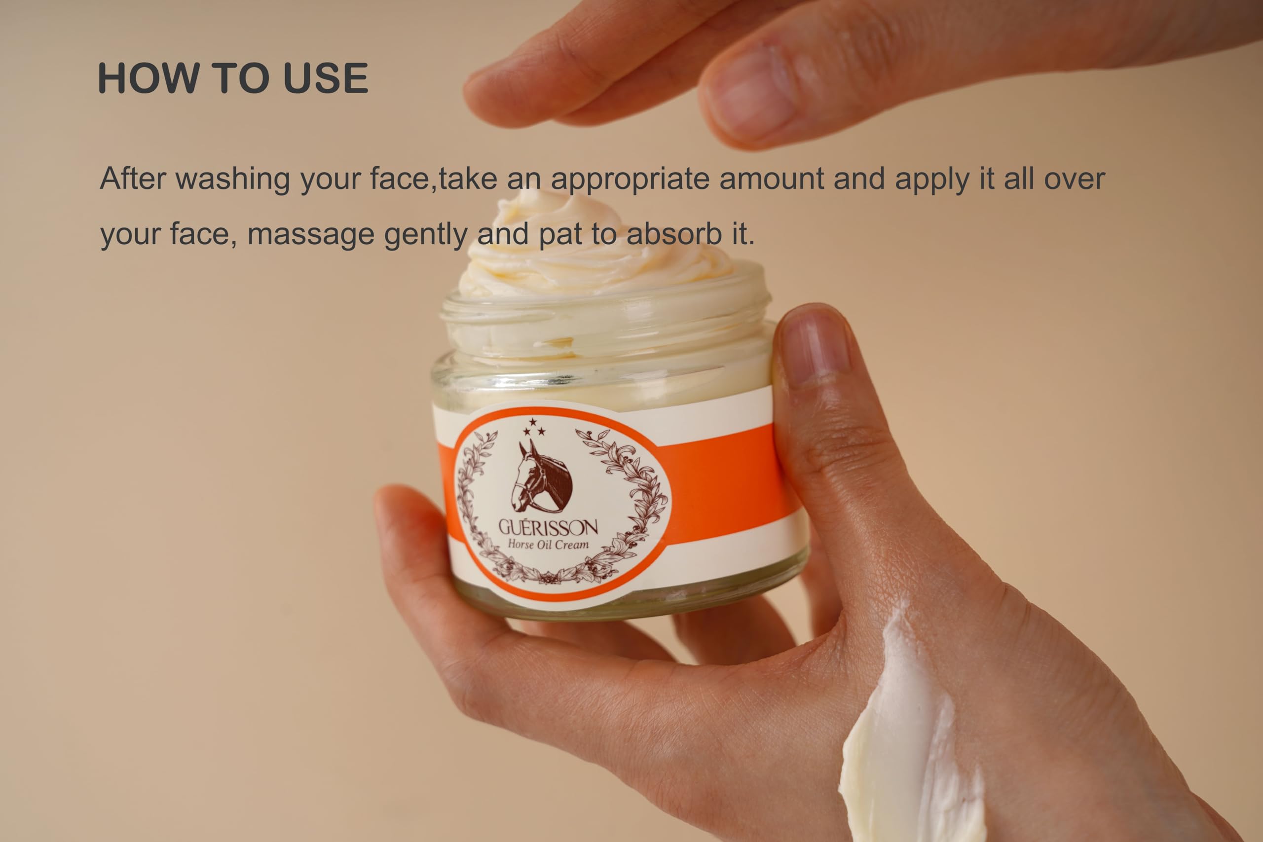 GUERISSON 9 Complex Cream 2.0 oz (70g), Long lasting Hydration, Moisturizing Cream, K Beauty Skin Care, Lifting Skincare, Horse Oil Rejuvenating, Skin Moisturizer, Moisturizing Face Cream