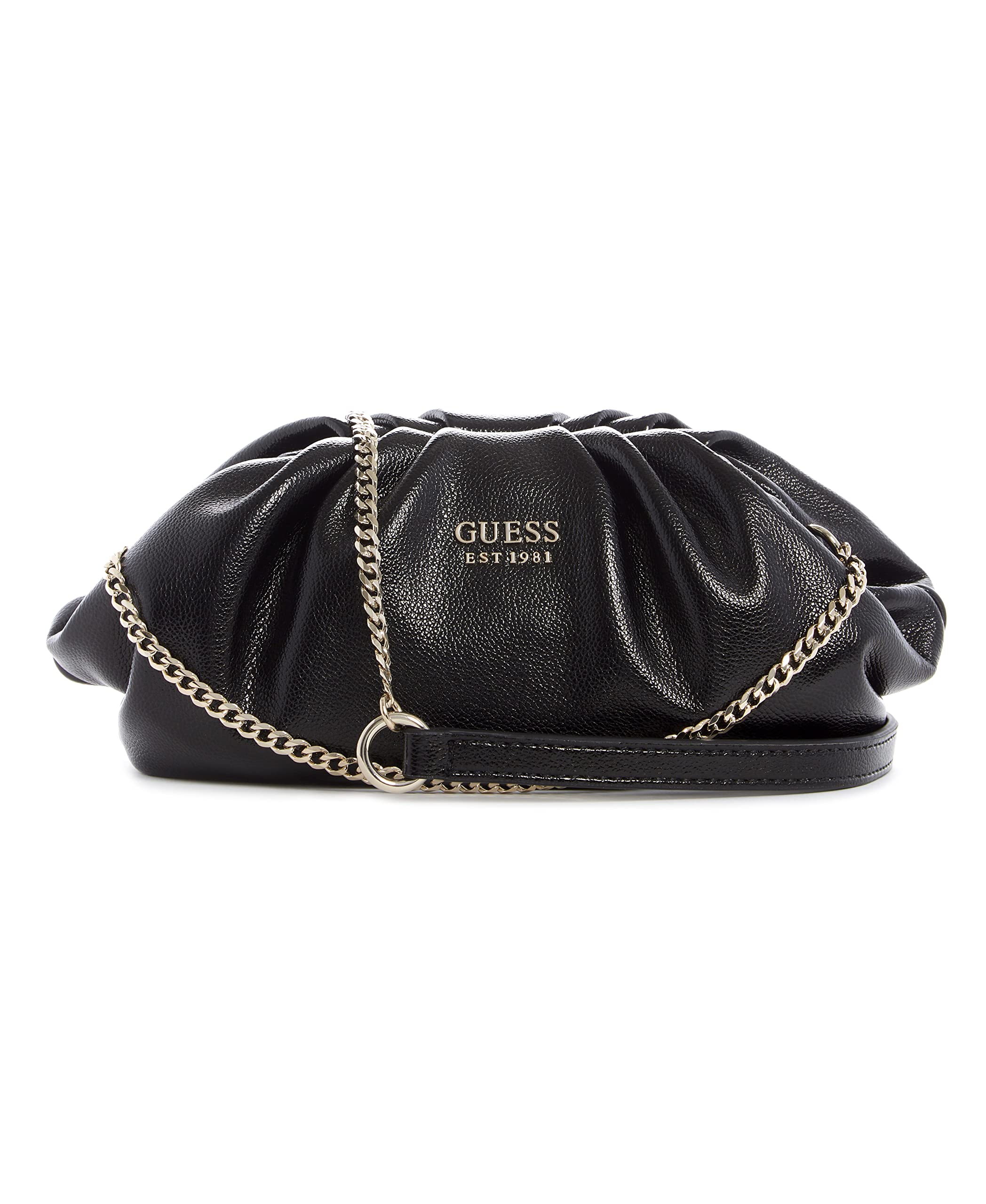 GUESS womens Lost Heaven Crossbody Clutch, Black, One size US