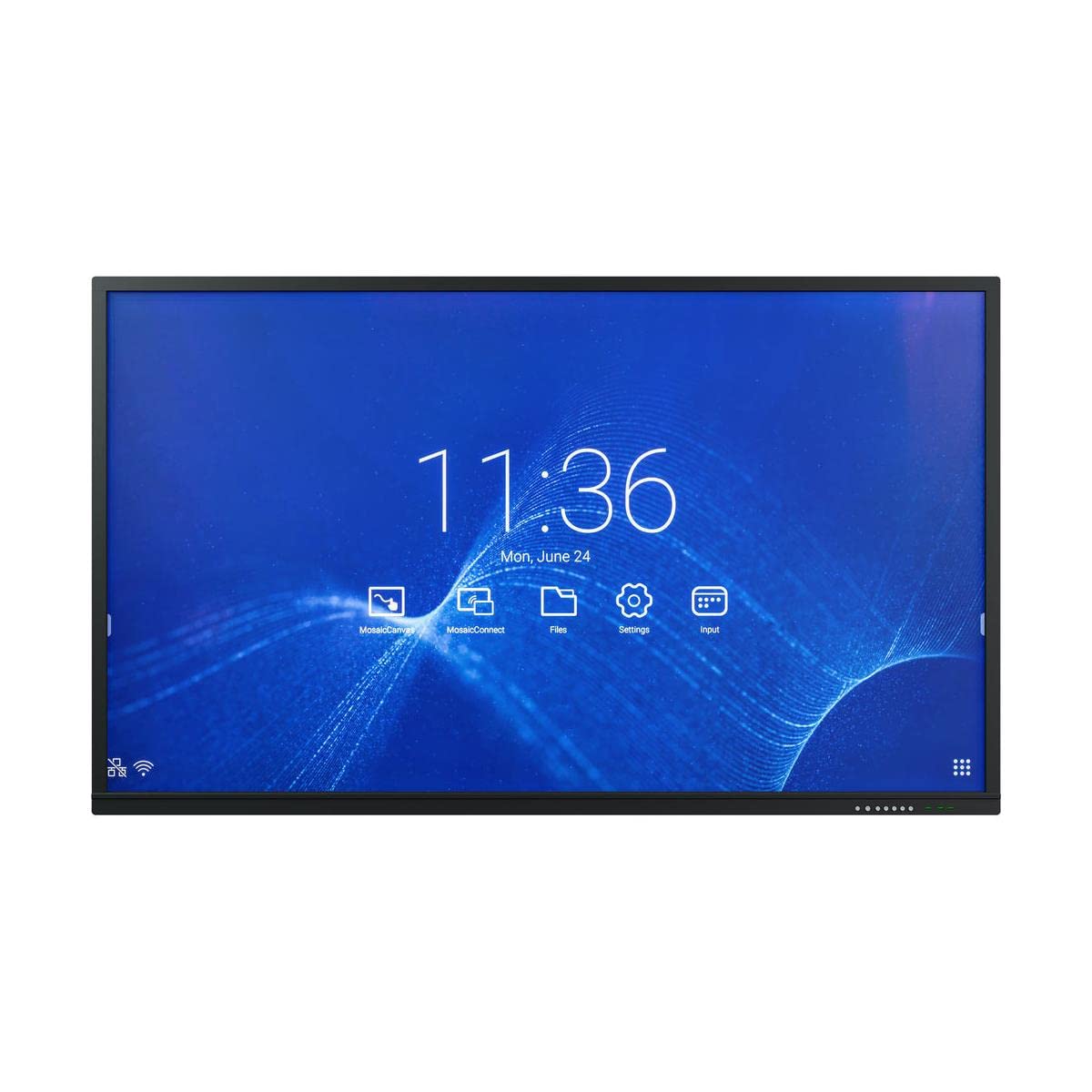 NEC CB Series CB861Q 86" 4K UHD S-IPS Collaborative Touchscreen Display with Built-In SoC and Whiteboarding & Wireless Presenting Software, Built-In Speakers