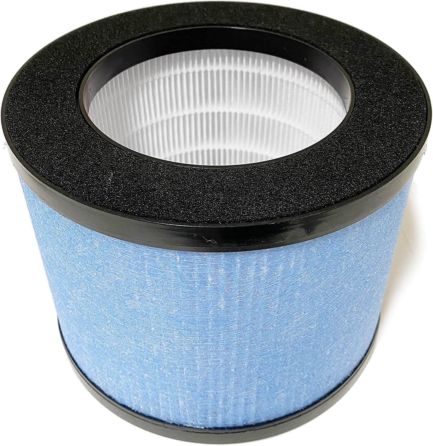 Nispira True HEPA Replacement Filters, Compatible with TOPPIN TPAP002 Air Purifier Comfy Air C1, Compared to Part# TPFF002, 2-Pack