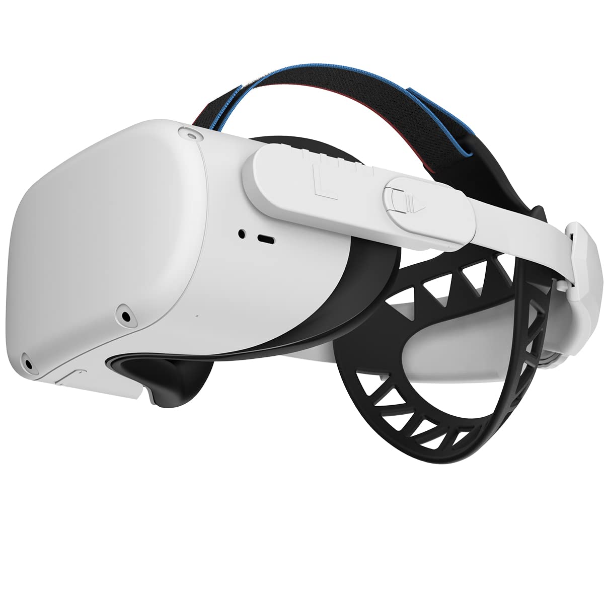 NIUVR Optimized Headset Strap Compatible with Quest 2 Headset, Replacement for Elite Strap, Kids Removable Head Cushion Comfortable Protective Headset Strap, Pressure Reduced Head Strap for VR
