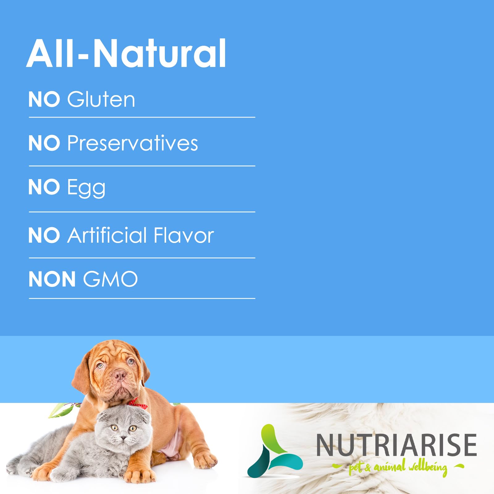 NUTRIARISE Same for Dogs and Cats - S-Adenosyl-L-Methionine, Liver Supplements for Dogs and Cats - Brain Supplement for Dogs and Cats, Promotes Cognitive Support, Liver Support Supplement