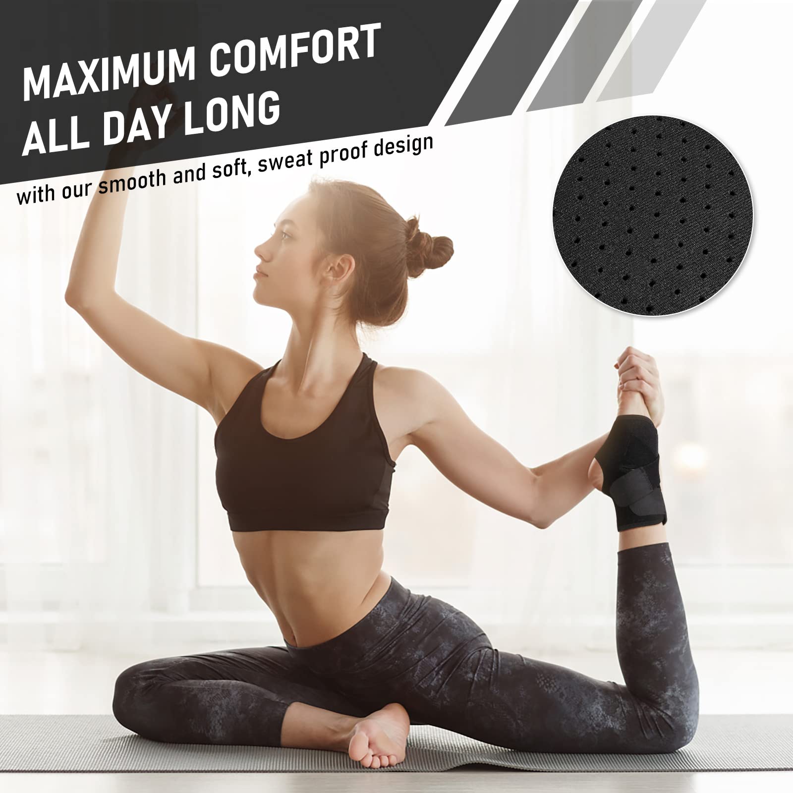 Ankle Support Brace, Adjustable Wrap for Running, Basketball, Injury Recovery, Sprain! Ankle Wrap for Men, Women, and Children