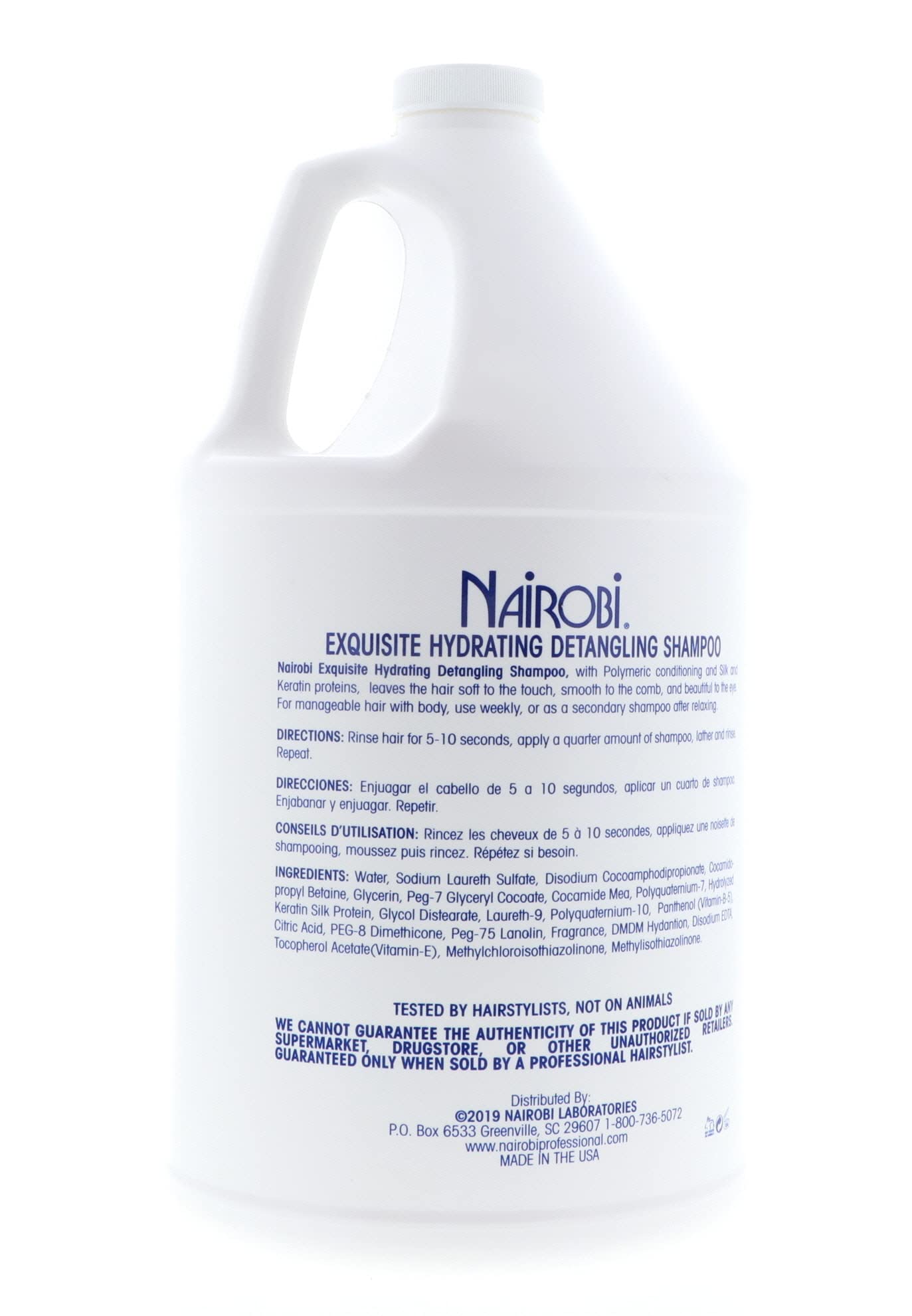 Nairobi Exquisite Hydrating Detangling Shampoo 128 oz. Shampoo Unisex