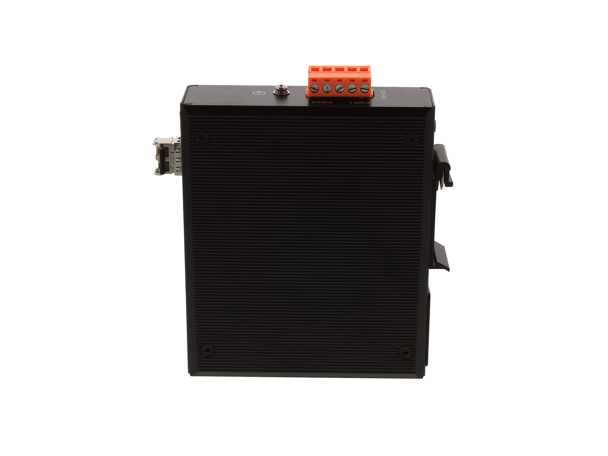 Networx Industrial Gigabit Ethernet Fiber Media Converter - 1000Base-LX - LC Multimode, 550m, 850nm, 1 Port