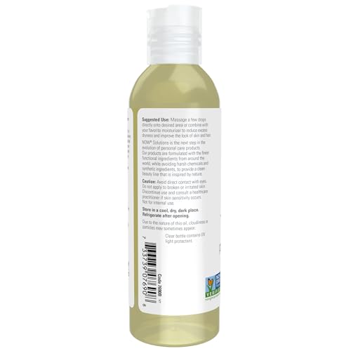 NOW Foods Solutions, Evening Primrose Oil, 100% Pure Moisturizing Oil, with Essential Fatty Acids 4-Ounce