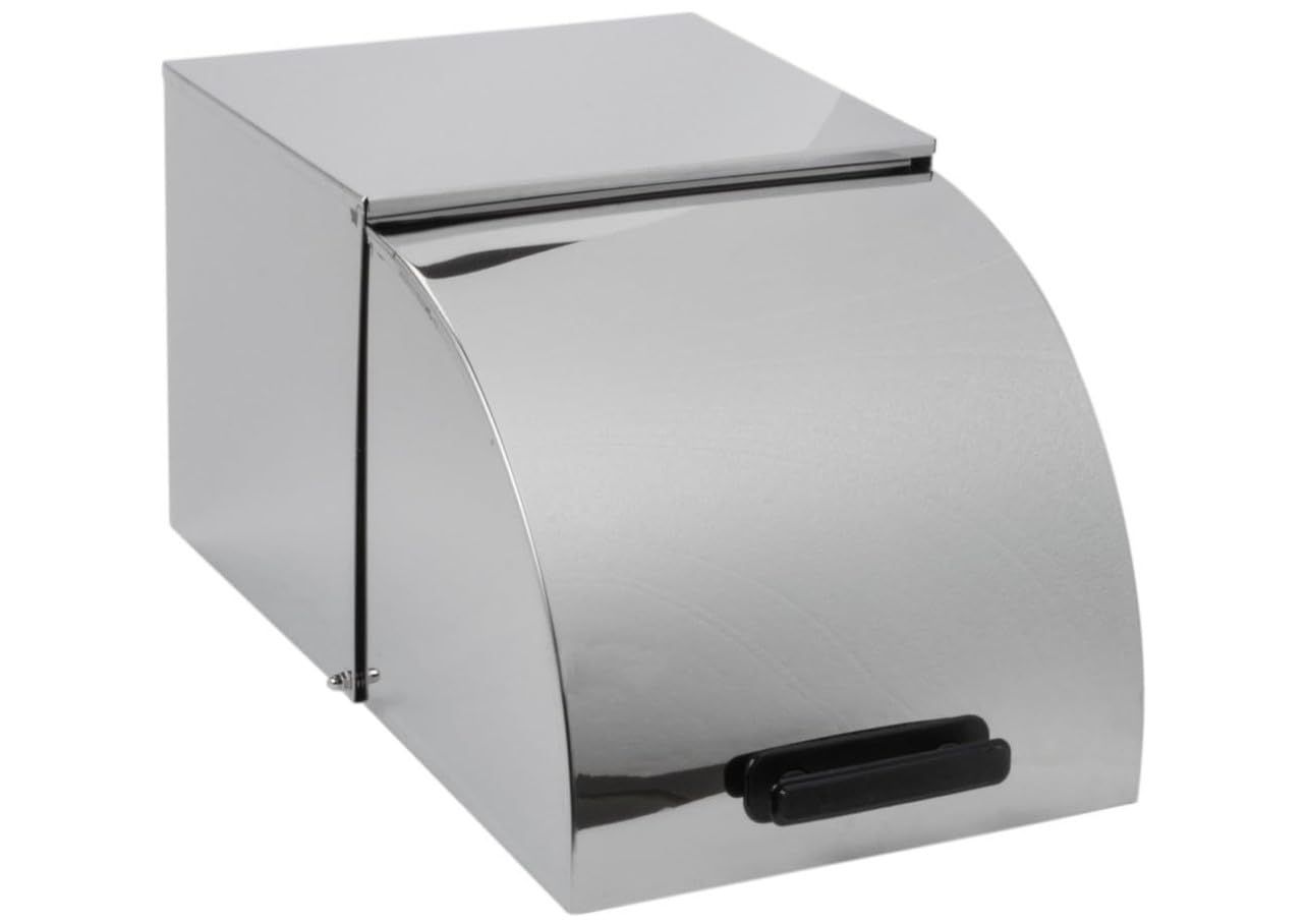 Soro Essentials- Stainless Steel Square Back Roll Top Cover with Handle- Fits 12” x 20" Steam Table Pan Anti-Jamming Steam Pan Cover Restaurant Steam Table Pan Cover for Commercial Kitchen Supplies