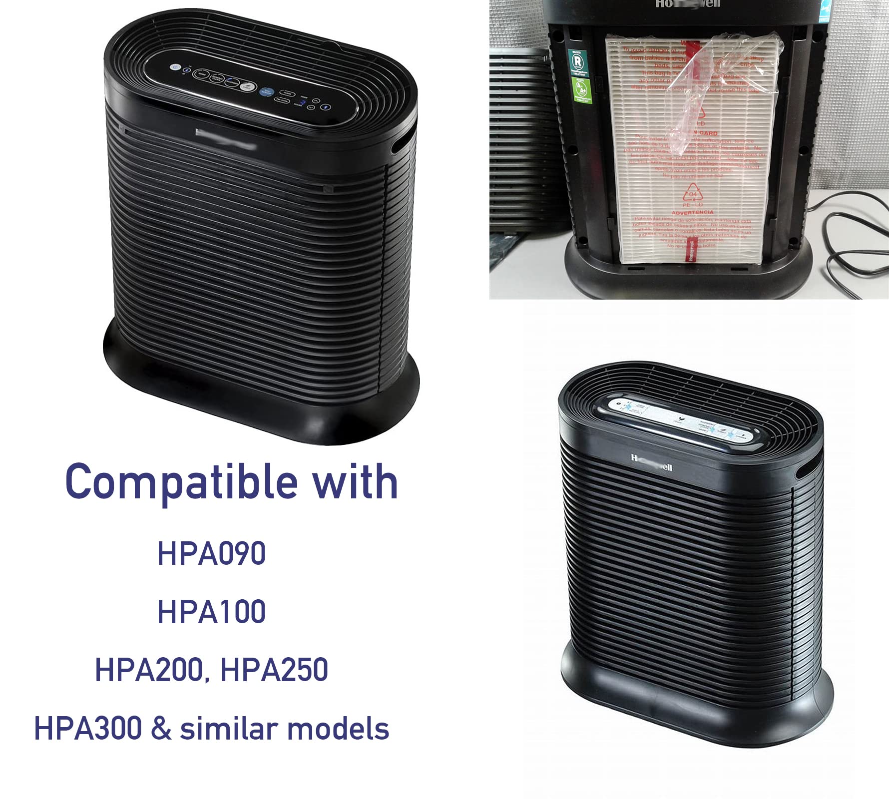 NRP 1-pack Replacement HEPA Filter for Honeywell Air Purifier HPA100/200/300 and 5000 Series filter R