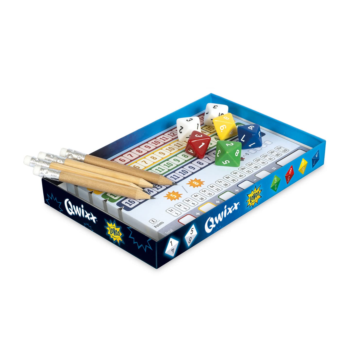 NSV | Qwixx Longo | Dice Game | Ages 8+ | 2-5 Players | 20 Minutes Playing Time