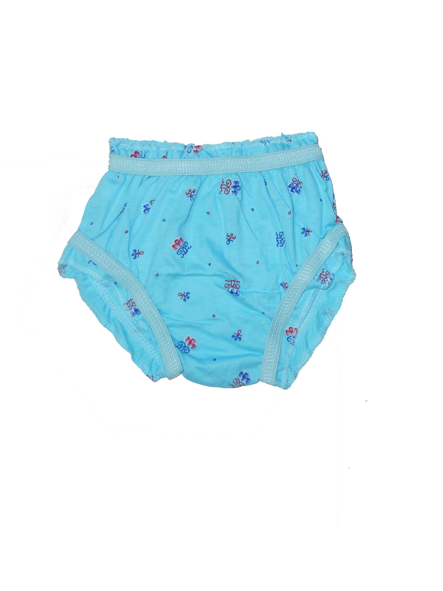 New Day Baby Girls' Cotton Panties Pack Of Ten, Multi-coloured, Size 6-12 Months