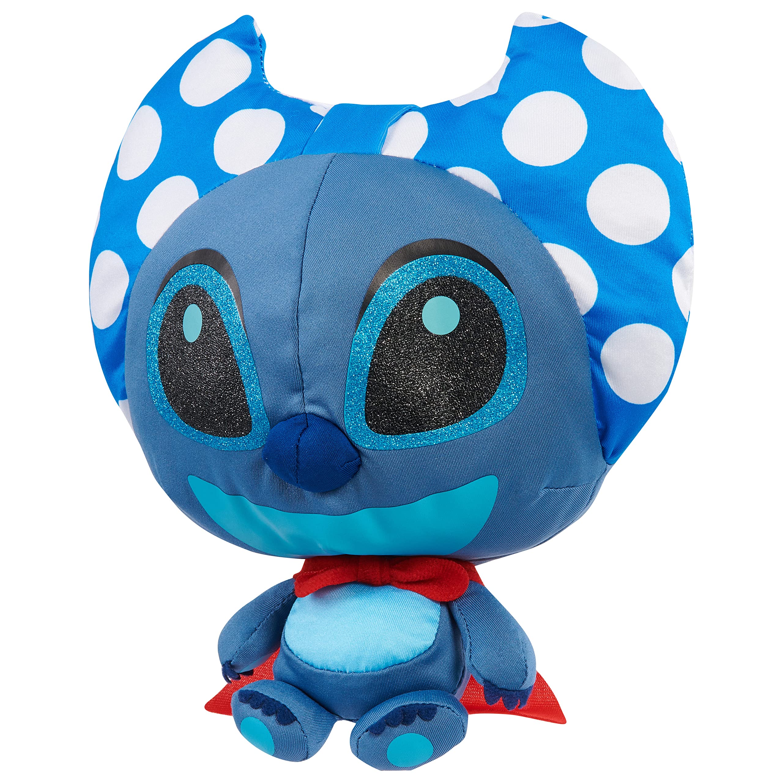 Disney Doorables Puffables Plush Stitch, 10-inch Collectible Plush Featuring Glitter Eyes, Styles May Vary, Kids Toys for Ages 3 Up by Just Play