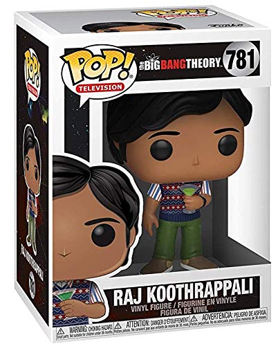 Funko TV: Big Bang Theory - Raj Koothrappali Pop! Vinyl Figure (Includes Compatible Pop Box Protector Case)
