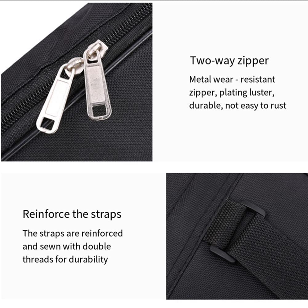 H&Z Simple 36 Inch Guitar Case Gig Bag Double Straps Oxford Fabric Thickening Soft Cover Waterproof Acoustic Classical Guitar Backpack (36 inch)