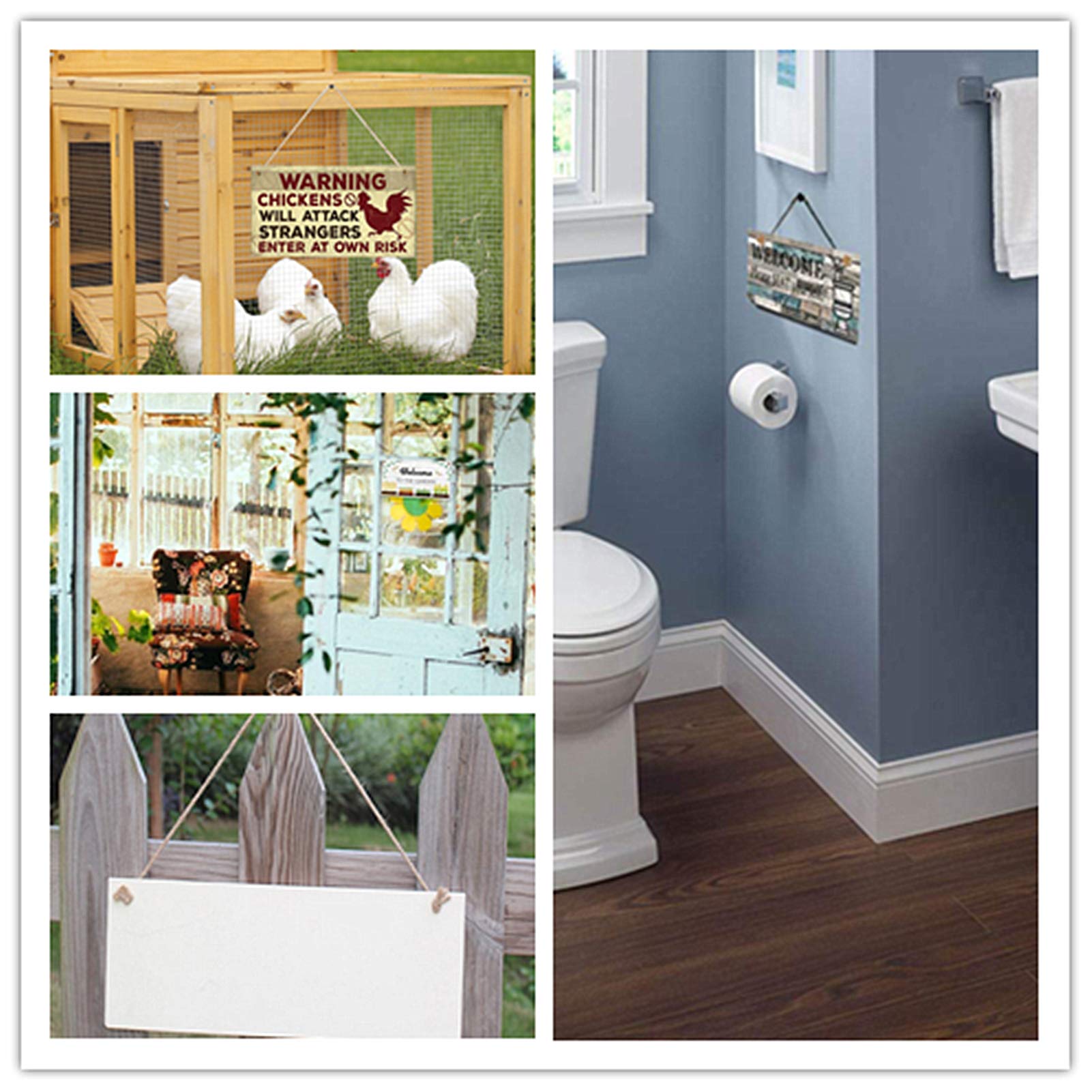 Funny Ring The Door Bell Wall Door Gate Sign Garden Shed Nan Mum Home Friend Gift 10" X 5"