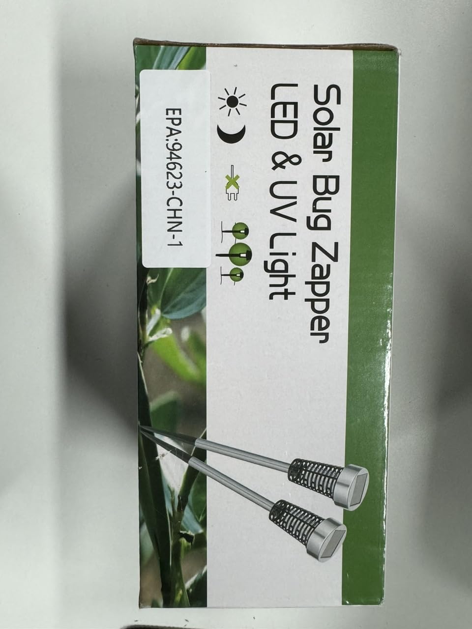 Bug Zapper Outdoor Cordless Solar Bug Light Professional Waterproof Mosquito Zapper for Patio Yard Garden Farm, Small Mosquito Killer Pest Control Repellent Outside for Bug Gnat Fly Insect, 4 PCS