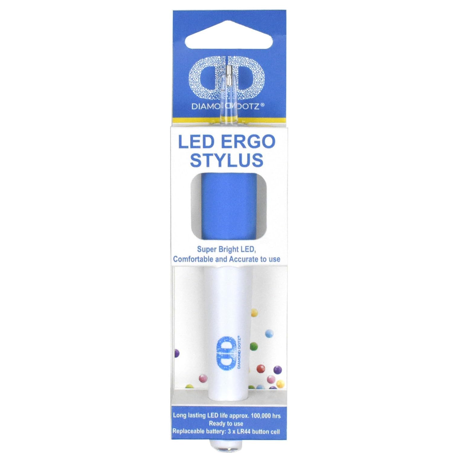Diamond Dotz Accessories Ergo LED Stylus Diamond Painting Pen - Diamond Art Accessories, Gem Painting Pens with Light, Tools & Supplies for Crafting and Art Projects