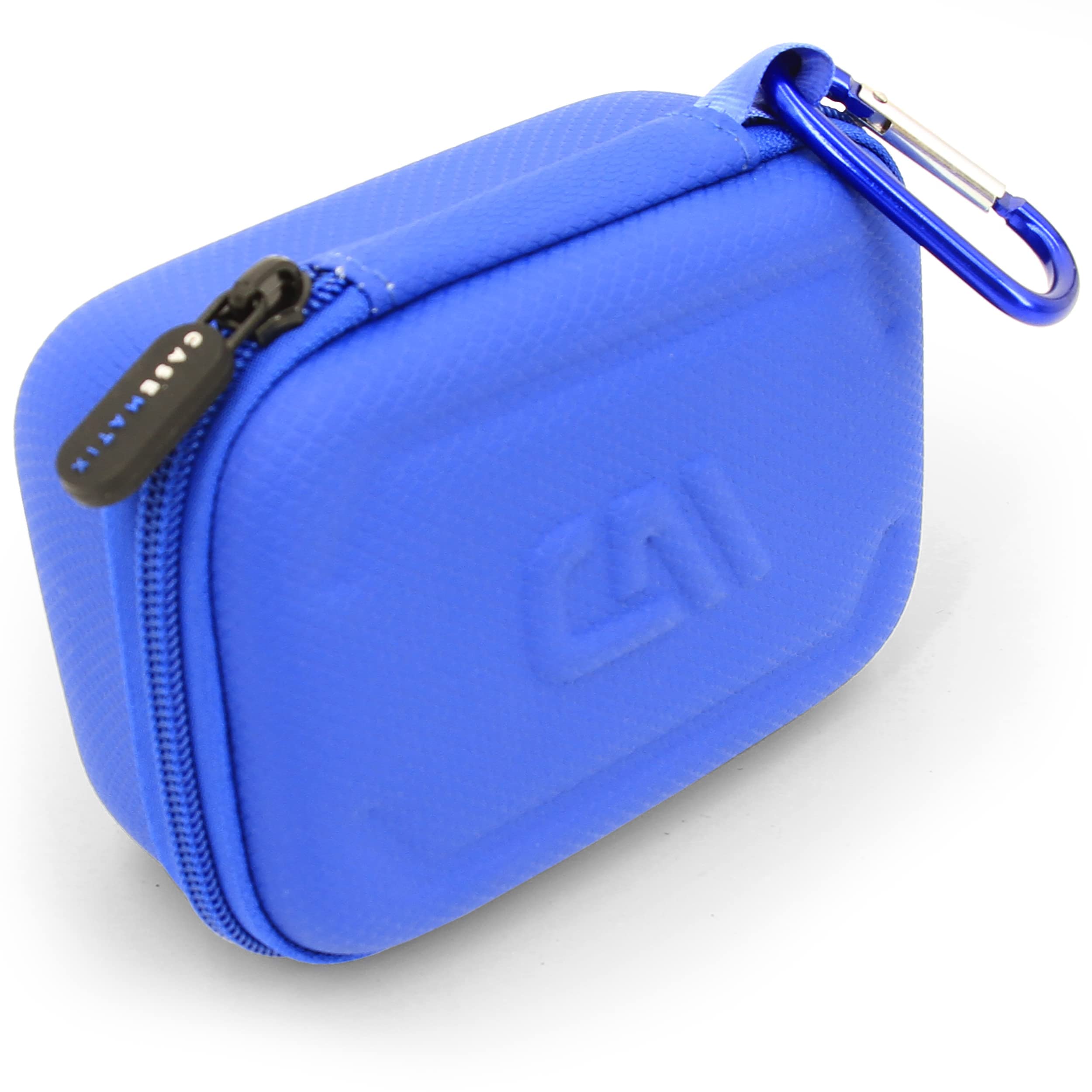 CASEMATIX Retro Handheld Game Console Case Compatible with HigoKids QS4 Portable Retro Video Game Player, Mademax RS-1 Gaming Console, E-MODS Arcade Pocket Player and More Up to 4.75", Blue Case Only