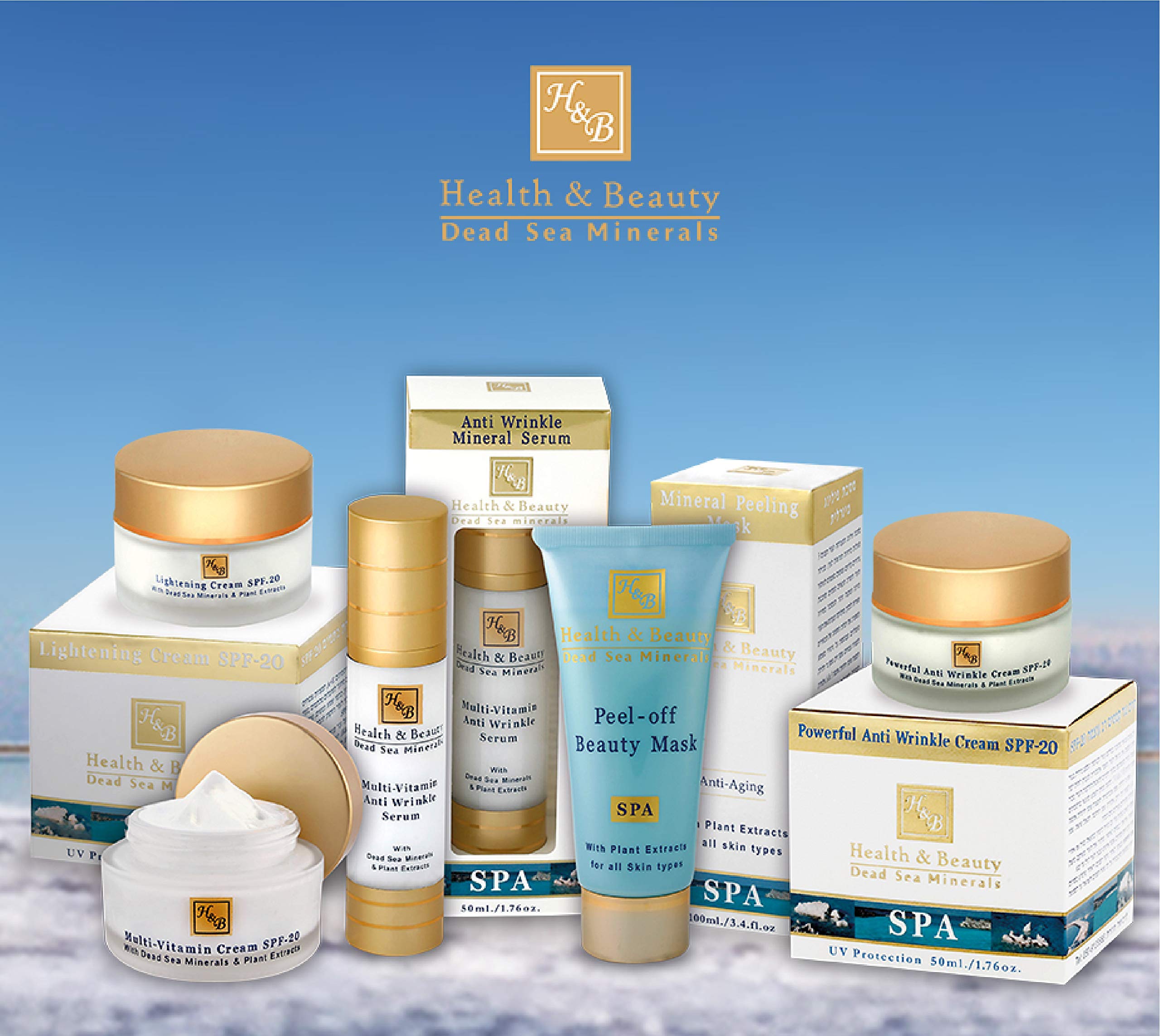 H&B After Shave Balm Face Moisturizer For Men Dead Sea 150ml