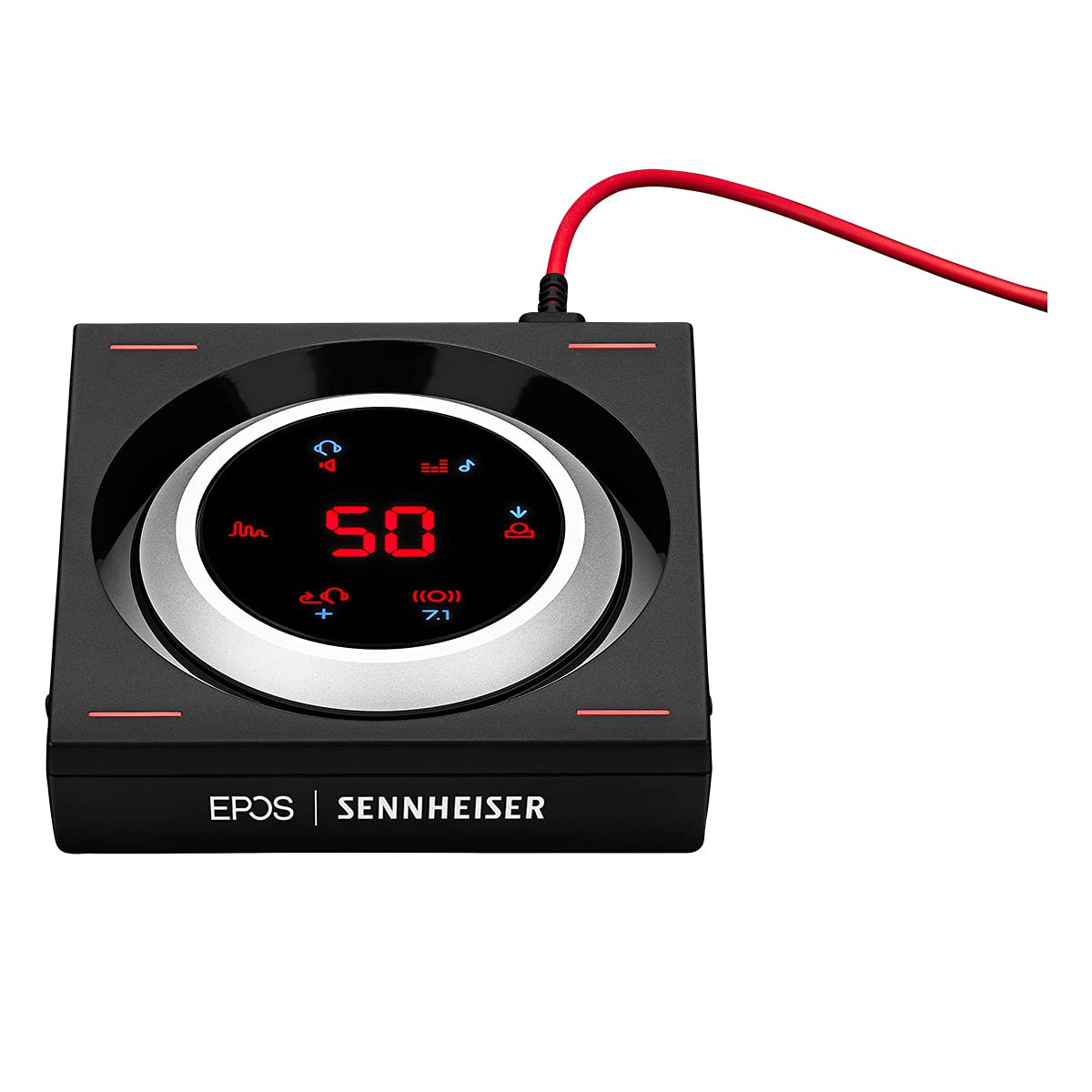 EPOS | SENNHEISER GSX 1200 PRO Gaming Audio Amplifier / External Sound Card, with 7.1 Surround Sound, Daisy Chain, Gaming DAC and EQ, Headphone amp Compatible with Windows, Mac, Laptops and Desktops.