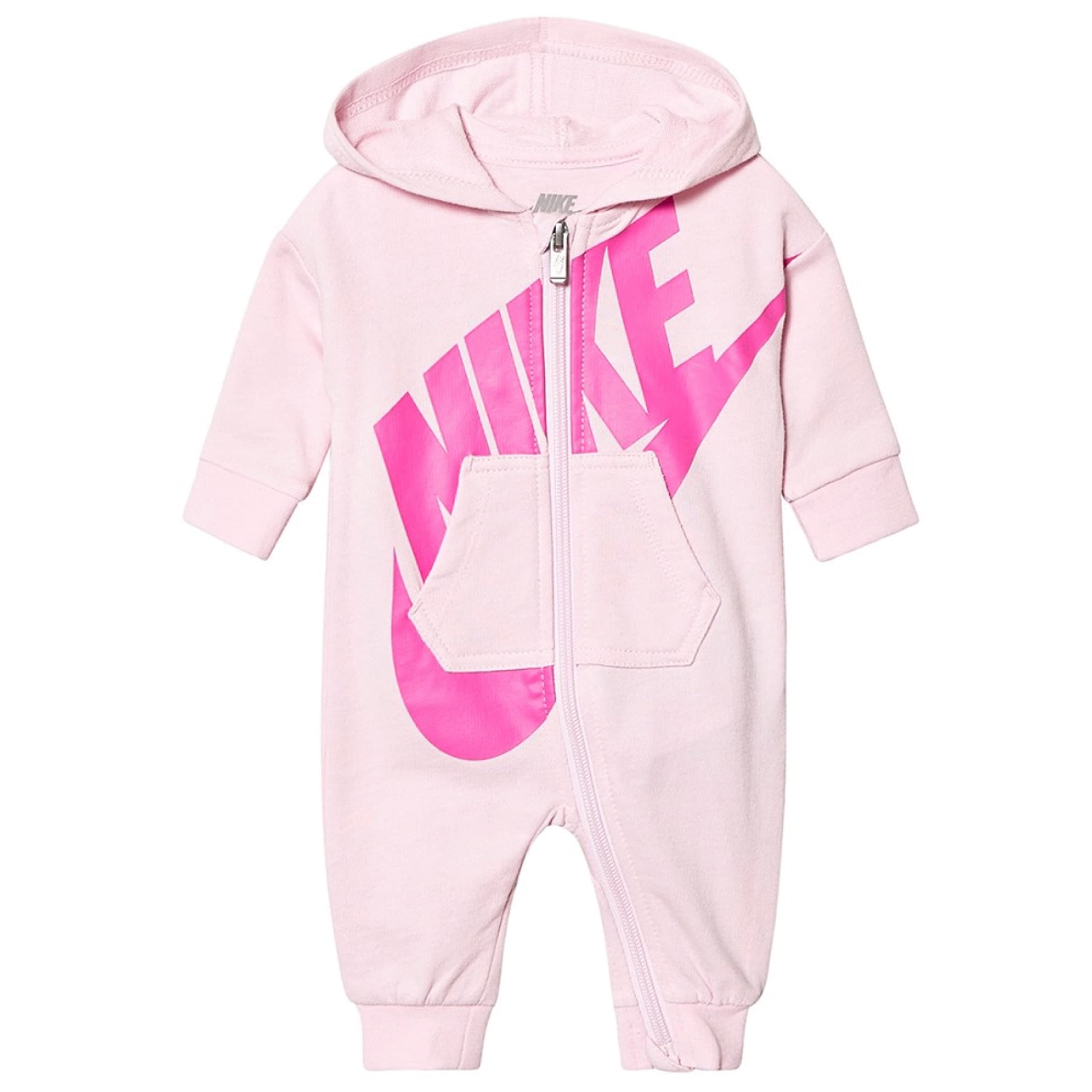 Nike Infant Girls Hooded Coverall Pink Foam 6 Months