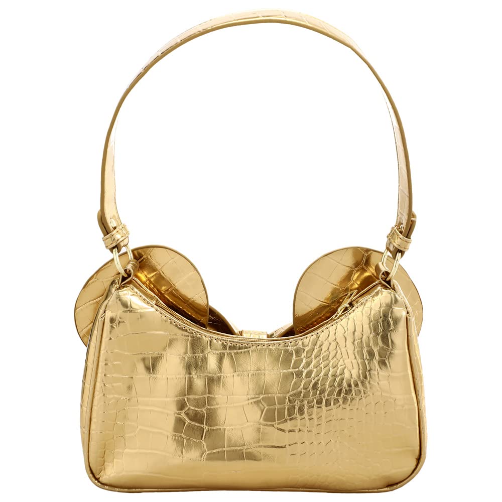 Disney Minnie Mouse Gold Metallic Mini Handbag