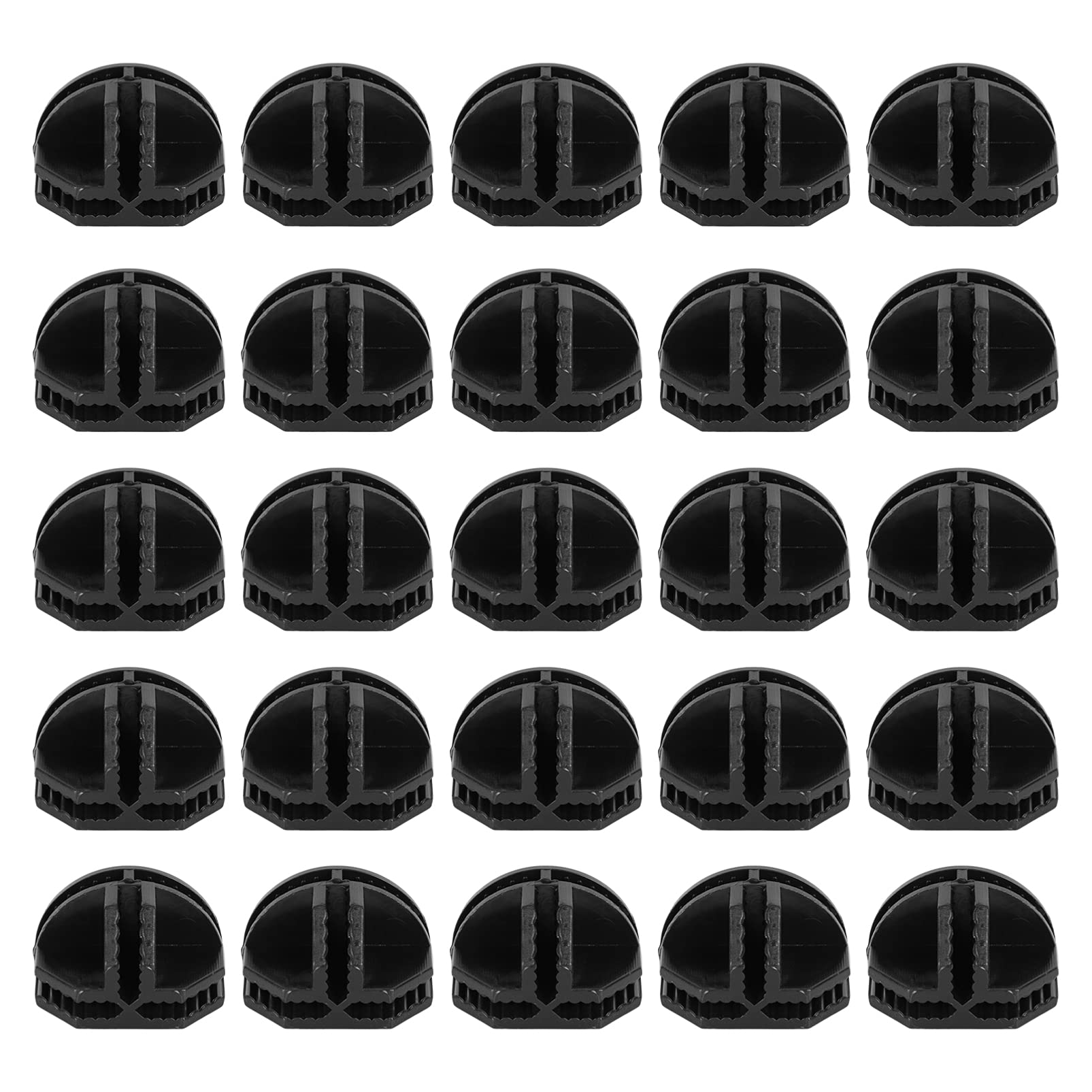 DOITOOL 40pcs Wire Cube Connectors Plastic Connector Wire Grid Cube Organizer Connector for Modular Closet Storage Organizer Wire Shelving 3. 5x2. 3cm