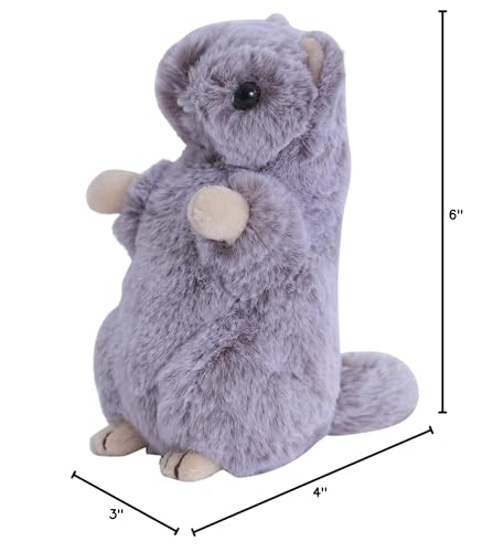 Dilly dudu Groundhog Marmot Stuffed Animal Plush Toy Best Gifts 7-Inch