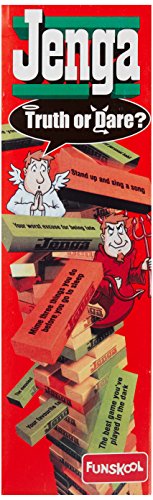 Funskool Jenga Truth Or Dare Red
