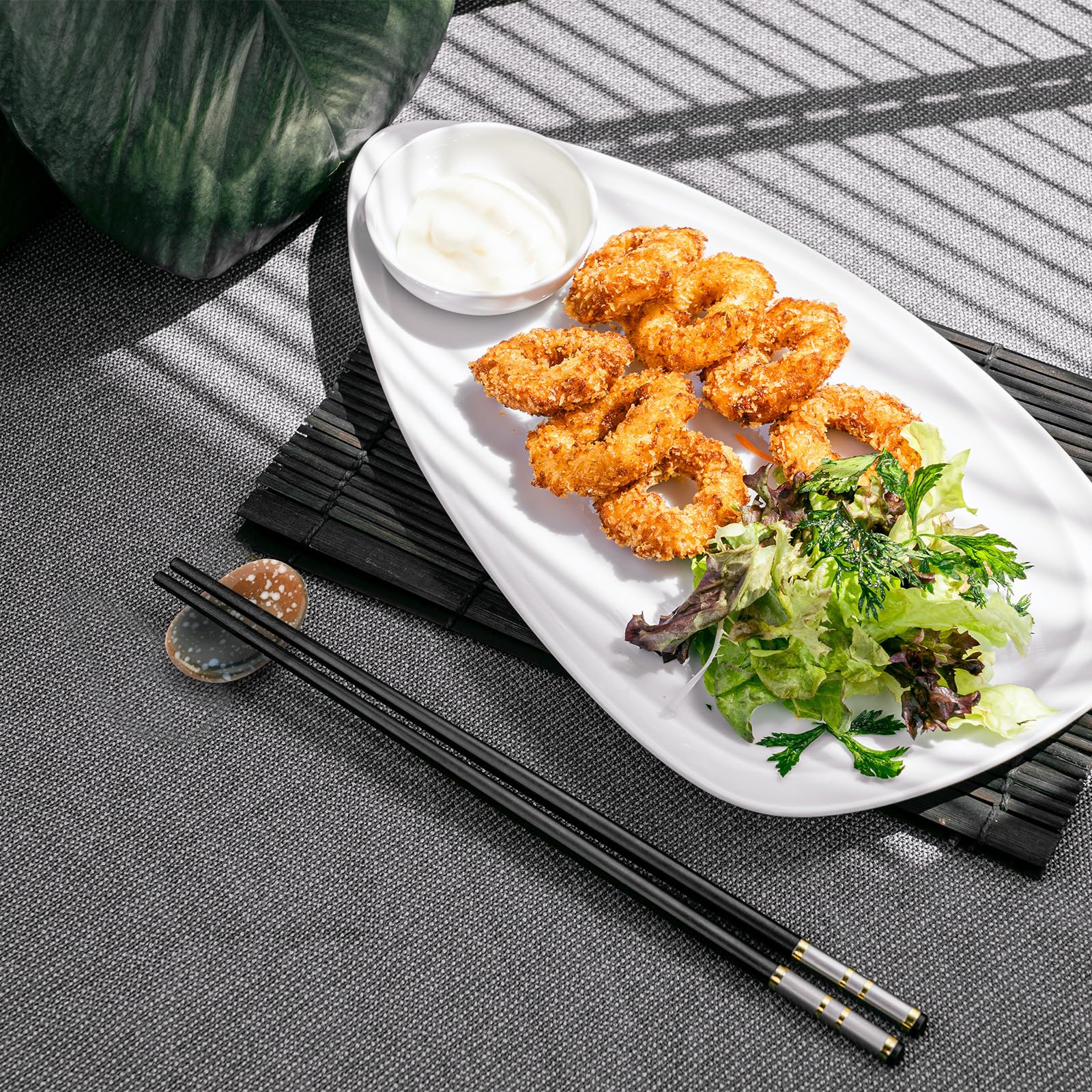 Beautyflier 4Pcs Ceramic Chopsticks Holder, Japanese Chopstick Rest for Chopsticks Spoon Fork, Chopstick Stand Rest Tableware Kitchen Tools, Gift for Boys Girls Kids (Puffer Fish)