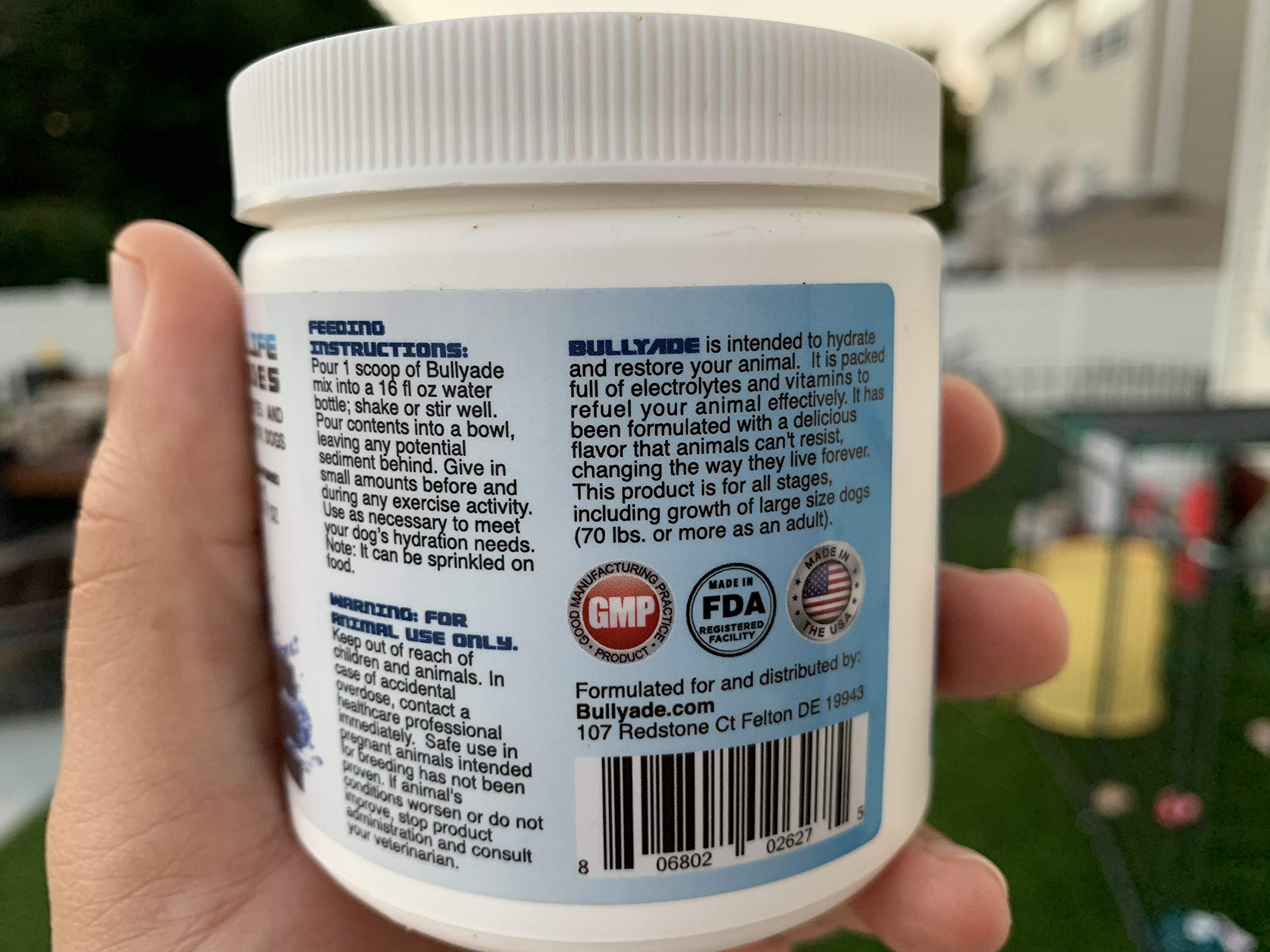 Bullyade Natural Dog Supplement with 18 Vitamins & Minerals. Mixes with Water or Food. (Beef)