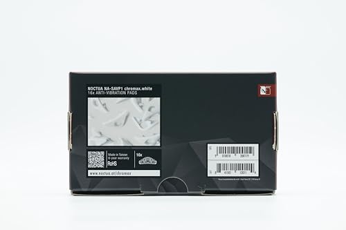 Noctua NA-SAVP1 chromax.White, Anti-Vibration Pads for 120/140mm Noctua Fans (16-Pack, White)