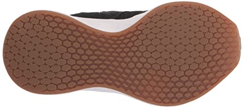 New Balance Kid's Fresh Foam Roav V1 Bungee Running Shoe, Black/White, 9 Toddler