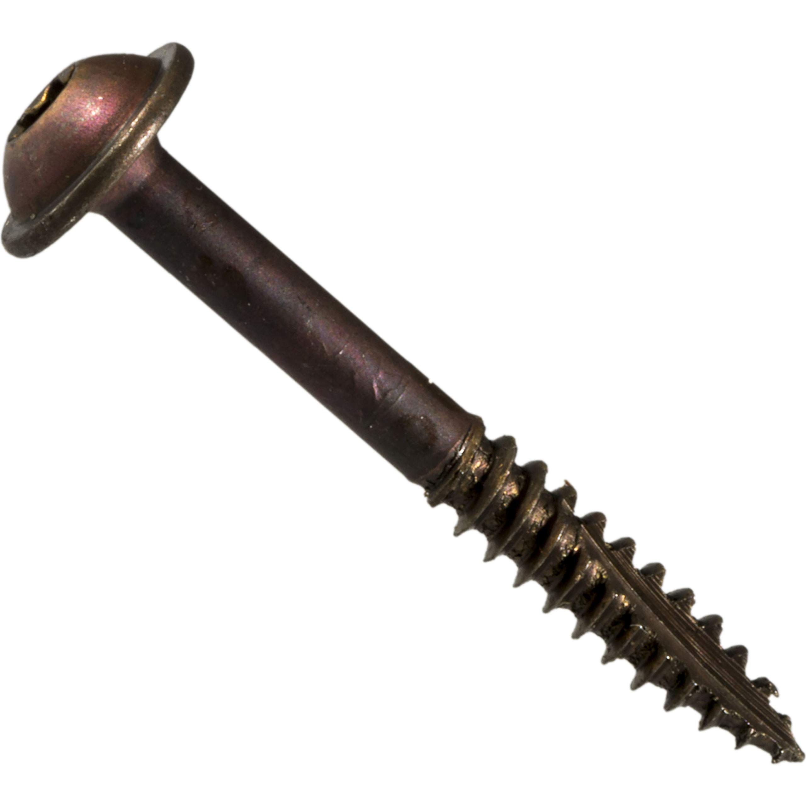 Hard-to-Find Fastener 014973457419 Pocket Cabinet Screws, 7 x 1-1/4, Piece-25