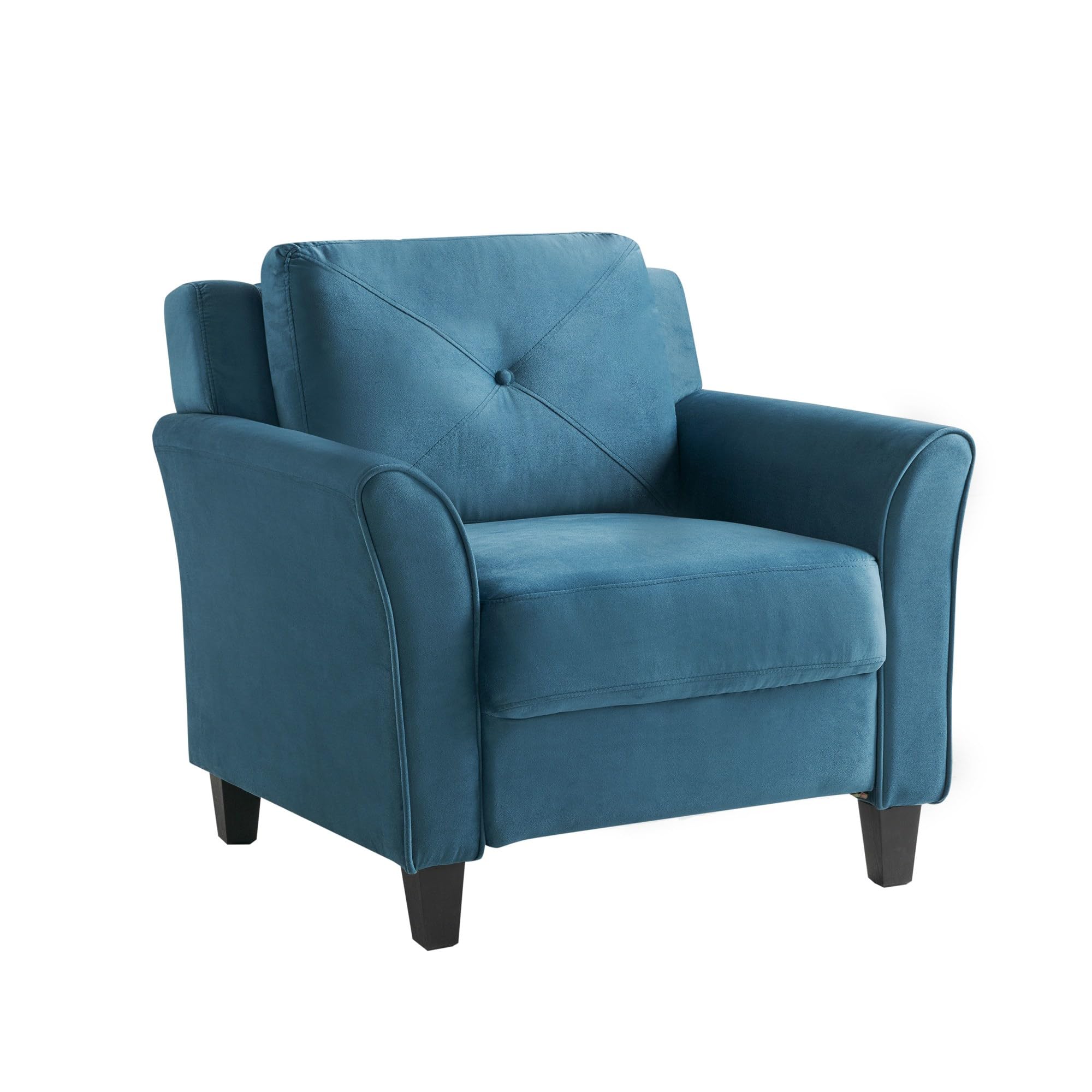 Lifestyle Solutions Harrington Chair, 35.4" W x 32.0" D x 32.7" H, Blue