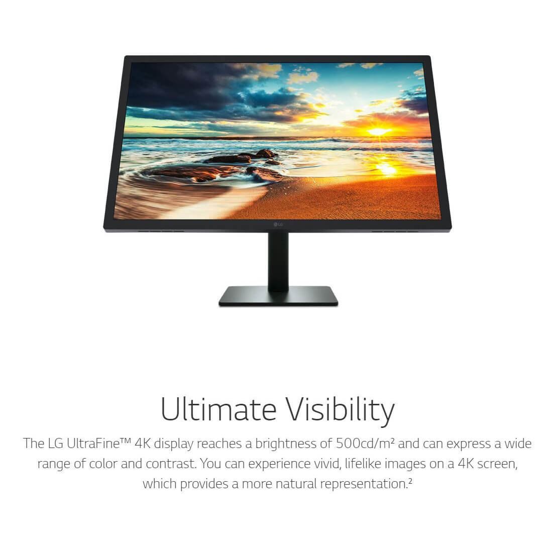 LG 22MD4KA-B UltraFine 4K Display 21.5" UHD 4096x2304 4xUSB-C